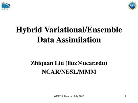 Ppt Hybrid Variational Ensemble Data Assimilation Powerpoint Presentation Id 2913723
