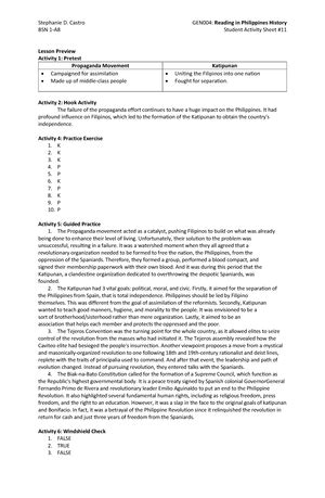 Gen 004 SAS 9 Sas SAS Lesson Preview Activity 1 Pretest Below Are Noted Heroes In