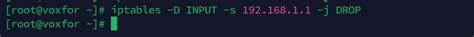 How To Delete Rules In Iptables