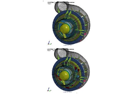 Ls Dyna Fea Turbine Blade Out Burst Or Disk Containment Simulation Predictive Engineering