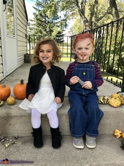 Chucky And Tiffany Costume Easy Diy Costumes Tiffany Costume