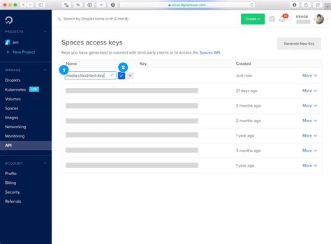 Setting Up Digitalocean Spaces Cloud Storage Getting Started