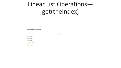 PPT Linear List PowerPoint Presentation Free Download ID 3227458
