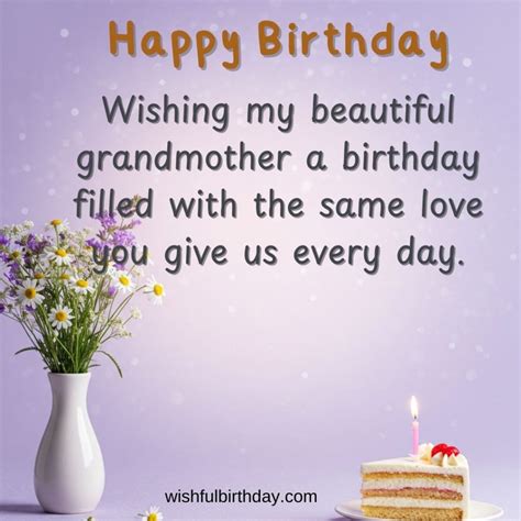 101 Heartfelt Happy Birthday Grandma Wishes And Images Youll Love