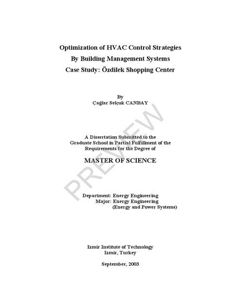 Optimization Of Hvac Pdf Efficient Energy Use Energy Conservation