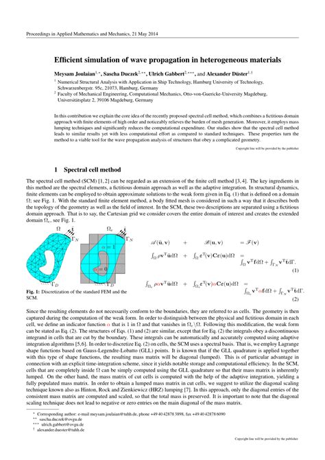Pdf Efficient Simulation Of Wave Propagation In Heterogeneous Materials