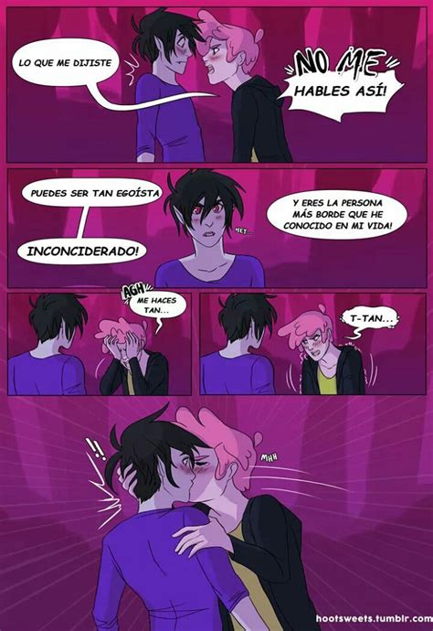 Gumlee Comic Español Hora de aventuras anime Marshall lee x prince gumball Comics español