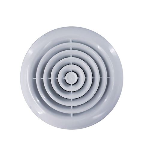 Blauberg Uk 125 Mm 5 Inch White Circular Ceiling Mounted Vent Grille