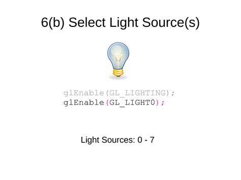 Opengl Lighting Basic Odp