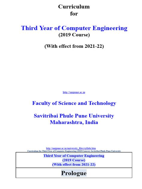 Te Computer Syllabus 2019 Pat Pdf Databases No Sql