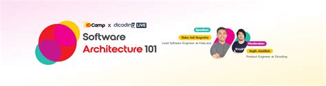 Idcamp X Dicoding Live Software Architecture 101 Dicoding Indonesia