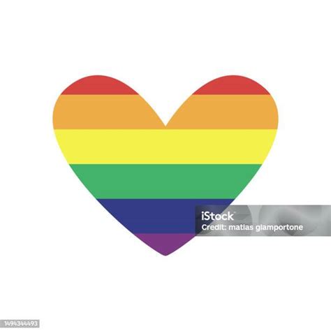 Lgbtq 프라이드 사랑의 상징 하트 모양의 무지개 깃발 하트 다양성 표현 Lgbtqia 문화에 대한 스톡 벡터 아트 및 기타