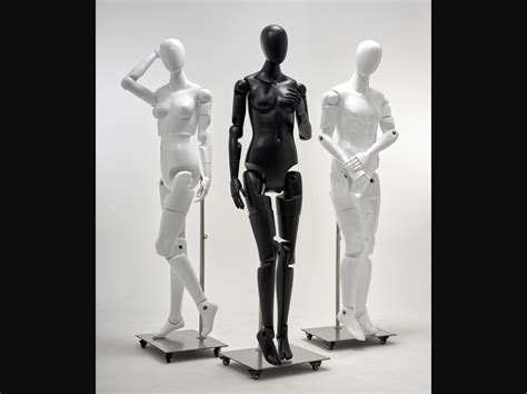 Beweegbare Etalagepoppen Designing Haaker