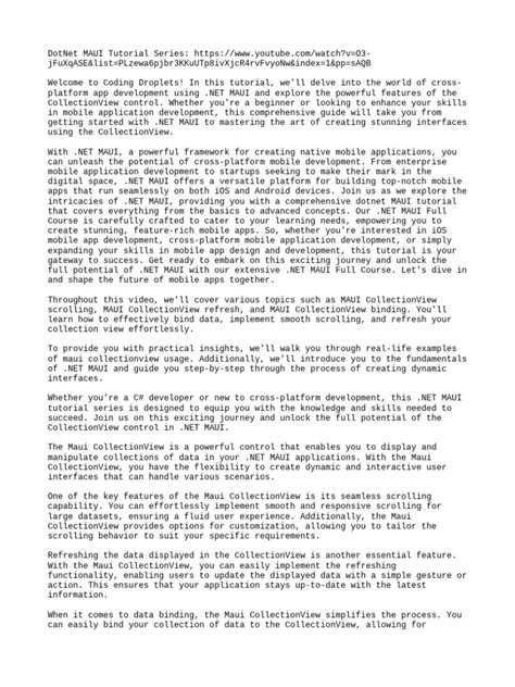 Net Maui Collectionview Examples And Best Practices Net Maui