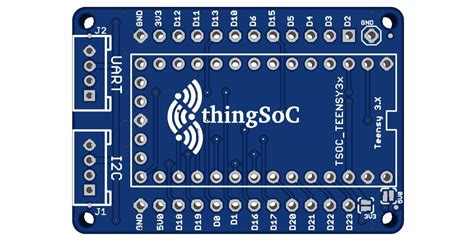 Thingsoc Tsocteensy3x Teensy 32 Thingsoc Adapter