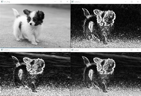 Opencv Python边缘检测：sobel、scharr、laplacian算子和canny算子—hi技术分享