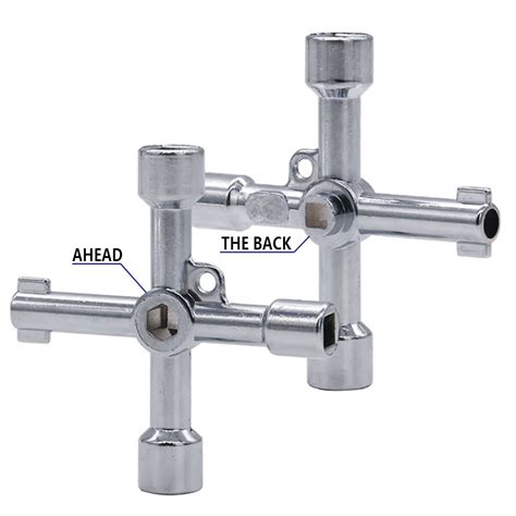 Badu Bg Мултифункционален 4 начина Универсален триъгълен гаечен ключ Ключове Водопроводчик