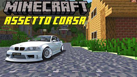 Drift In Minecraft Map Assetto Corsa Youtube