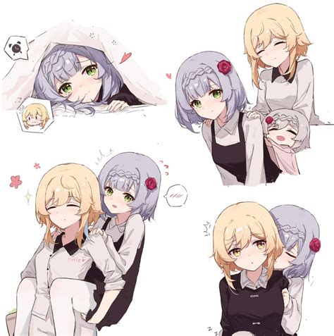 Lumine And Noelle Genshin Impact Drawn By Yajuu Danbooru