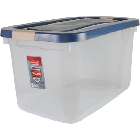 Gorgeous Rubbermaid Roughneck Clear Tote Walmart Tupperware Storage Bins Storage Designs