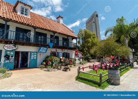 Seaport Village Waterfront Shopping And Dining Complex Adjacent To San