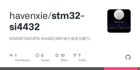 Github Havenxiestm32 Si4432 Stm32f103c8t6 Si4432smt点对点无线透传。