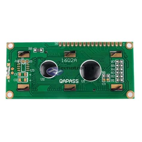Display LCD 16x2 Com Fundo Azul Para Arduino Tecnotronics