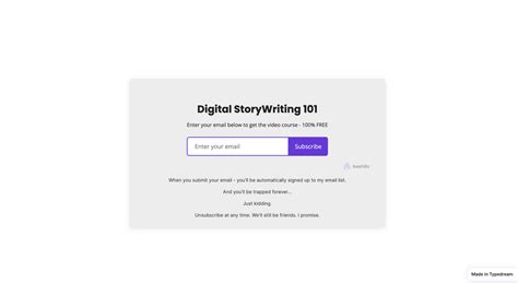 subscribe forms