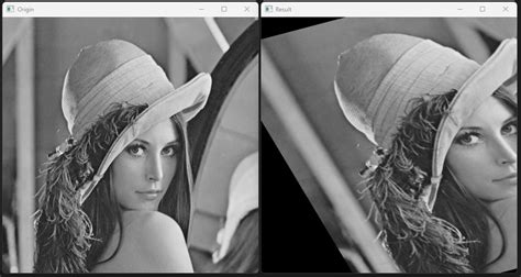 [python] 파이썬 opencv 4 이미지 아핀변환 샘플코드