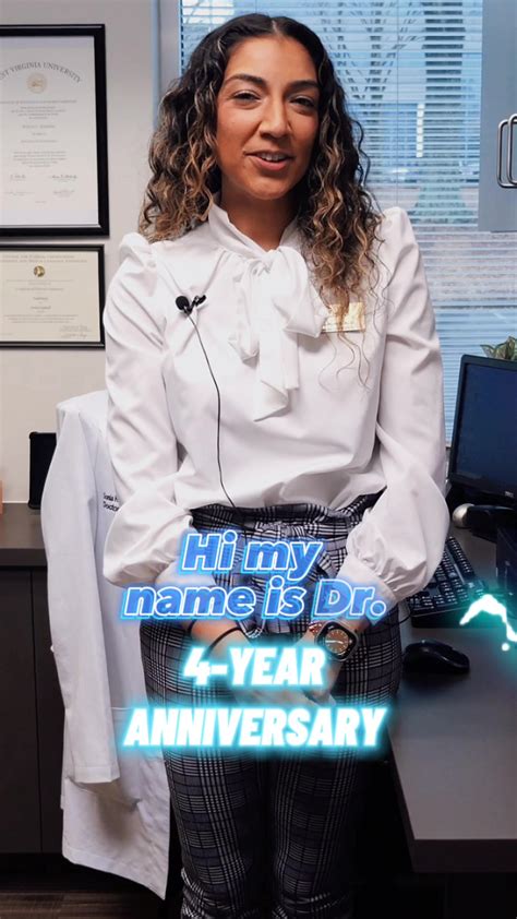 A Big Round Of Applause For Dr Sonia Hamidi On Her 4 Year Milestone At