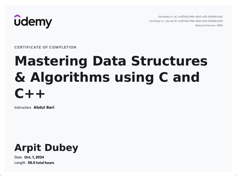 Datastructures Algorithms Cprogramming Udemy Techjourney
