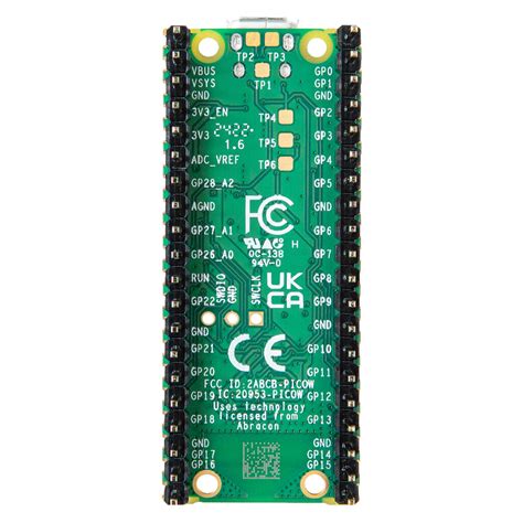 Raspberry Pi Pico W Headers Microcontrolador Rp2040 Wifi Kit Microbot