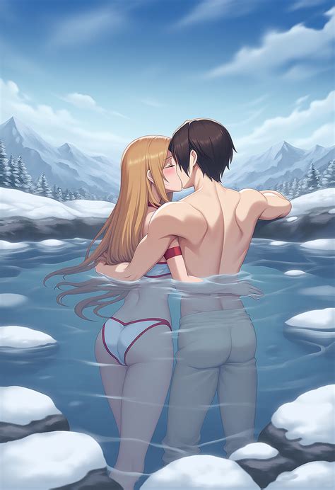 Rule 34 After Sex Bath Bathing Bathing In A Pond Bathing On A Lake Bikini Crossover Crossover