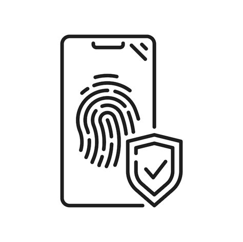 Premium Vector Mobile With Shield Security Smartphone Protect