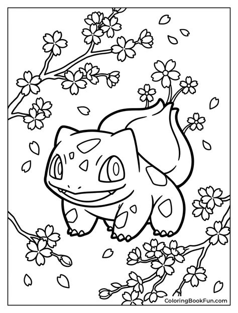 50 Bulbasaur Coloring Pages Free Pdfs Coloringbookfun