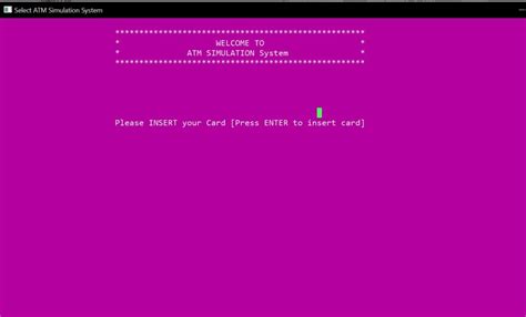 Atm Machine Program In C Copyassignment