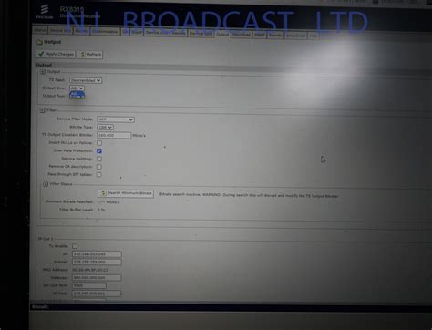 Ericsson Rx8315 IRD Receiver With HD Mpeg4 Dvbs2 16 32 Apsk IP Out Etc N I Broadcast Ltd