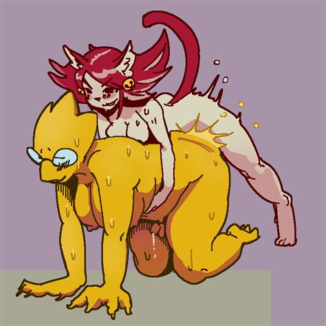 Rule 34 2girls Alphys Futa On Futa Futanari Lexigoons Mad Mew Mew Mew