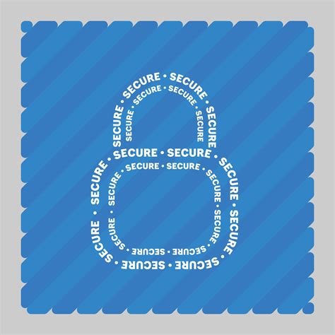 Secure Padlock Web Security Vector Icon Symbol 22154923 Vector Art At Vecteezy