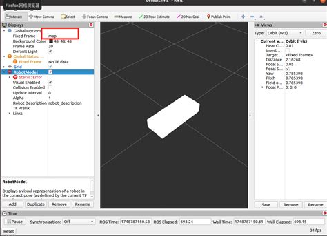 rviz中fixed frame 不能设置为 base link 鱼香ros