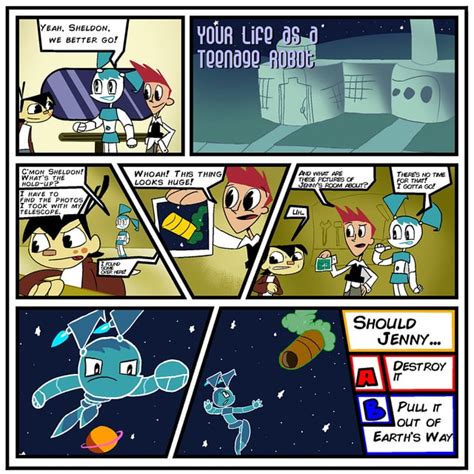 Your Life As A Teenage Robot Comic By Mick Angel Kittlyncher R