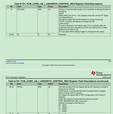 Tda4vm Modify Pcie Speed From Gen2 To Gen3 After Tda4 Startup Processors Forum Processors