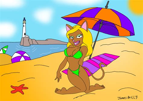 Beach Bikini Brianna By Jamesstartoonist On Deviantart