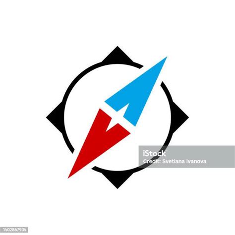 나침반 기호 디자인 템플릿입니다 화살표가있는 모험 또는 여행 표지판 아이콘 나침반에 대한 스톡 벡터 아트 및 기타 이미지