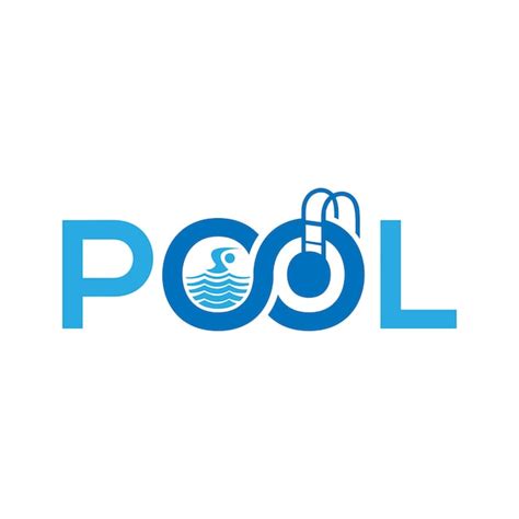 Pool Logo Premium Vektor