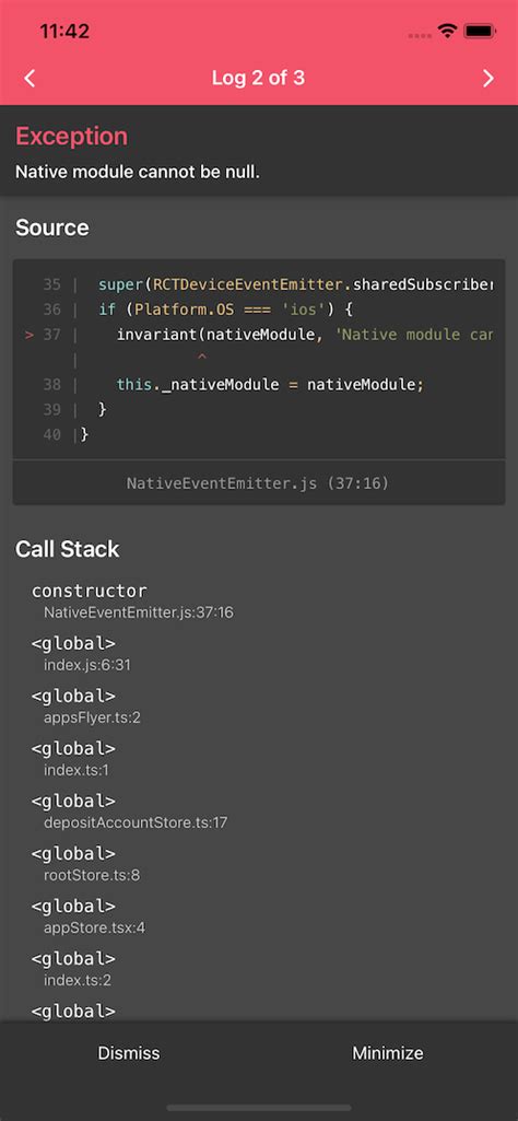 Sdk App Crashes In Expo Go Client Issue Expo Expo Github