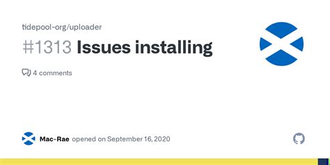 Issues Installing · Issue 1313 · Tidepool Orguploader · Github