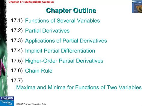 Chapter 17 Multivariable Calculus Ppt
