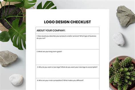 FREE X Printable Logo Design Checklist Running With Foxes