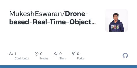 Drone Based Real Time Object Detection Training Py At Main